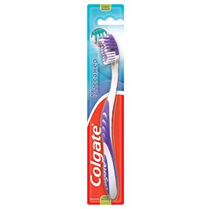 Зубная щетка средней жесткости Colgate® Массажер для десен с резиновой ...